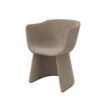 モノリット ダイニングチェア / CM221 デザイナーズセレクション / レザーパイピング × HALLINGDAL200FRITZ ...